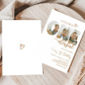 Minimalist Little Miss Photo Birthday Party Invitation | Zazzle
