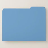 Minimalist Modern | Blue File Folder | Zazzle