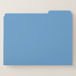Minimalist Modern | Blue File Folder | Zazzle