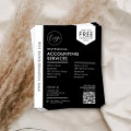 Minimalist Modern Business QR Code Promotional Flyer | Zazzle