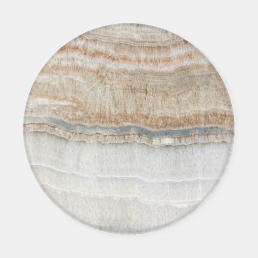 minimalist modern chic beige tan white grey marble coaster set | Zazzle