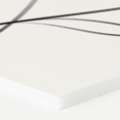 Minimalist Modern Floral Dusty Blue and Buff Foam Board | Zazzle