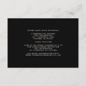 Minimalist Modern Floral Dusty Plum and Buff Enclosure Card | Zazzle