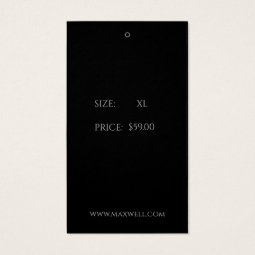 Minimalist Modern Hang Tags | Zazzle