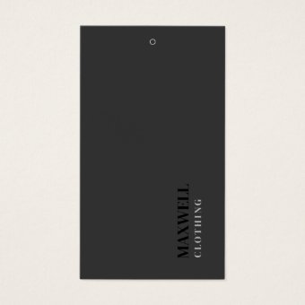 Minimalist Modern Hang Tags | Zazzle