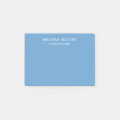 Minimalist Modern Light Blue Post-it Notes | Zazzle