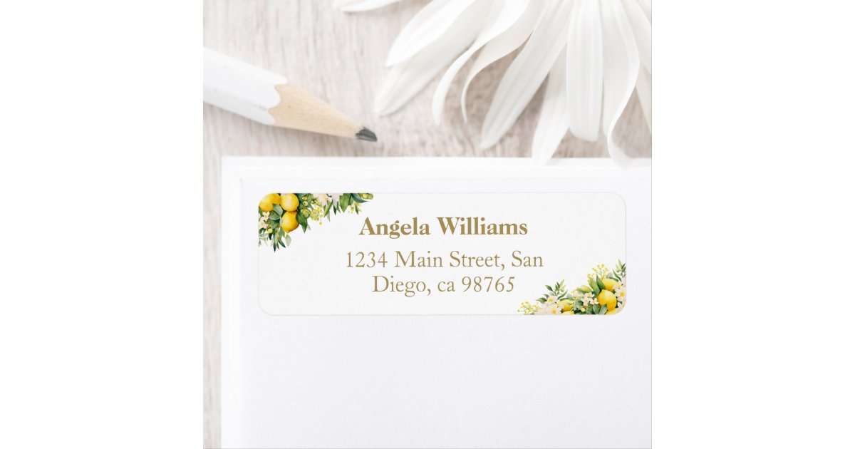 Minimalist Modern Main Squeeze Bridal Shower Label | Zazzle
