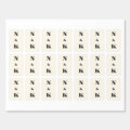 Minimalist Modern Monogram Ivory Cream Wedding Matchboxes | Zazzle