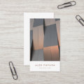 Minimalist Modern Pro Design Architecture Qr Code Business Card | Zazzle