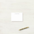 Minimalist Modern Simple Name Post-it Notes | Zazzle