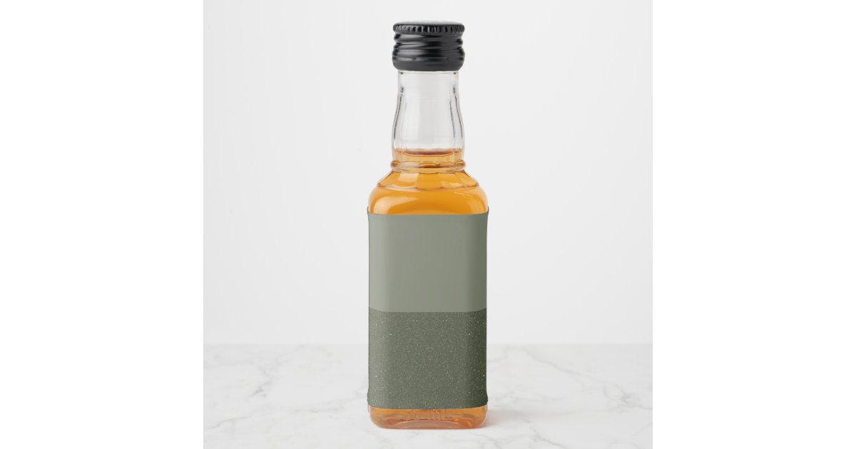 Minimalist Moss Green Gradient Label – Customize | Zazzle