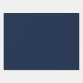 Minimalist Navy Blue Chic Wedding Direction Sign | Zazzle