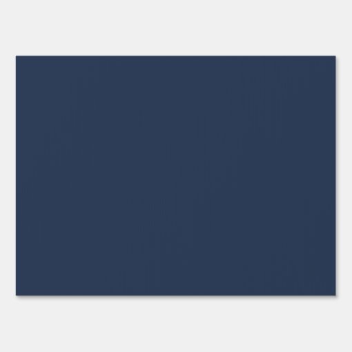 Minimalist Navy Blue Chic Wedding Direction Sign | Zazzle