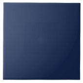 Minimalist Navy Blue Plain Solid Color Ceramic Tile | Zazzle
