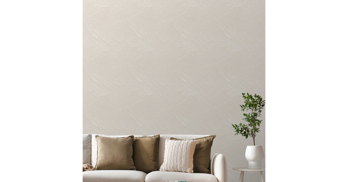 Minimalist Neutral Beige Pattern Wallpaper | Zazzle