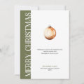Minimalist Neutral Christmas Greeting Card Design | Zazzle