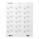 Minimalist New Address Greenery Label | Zazzle
