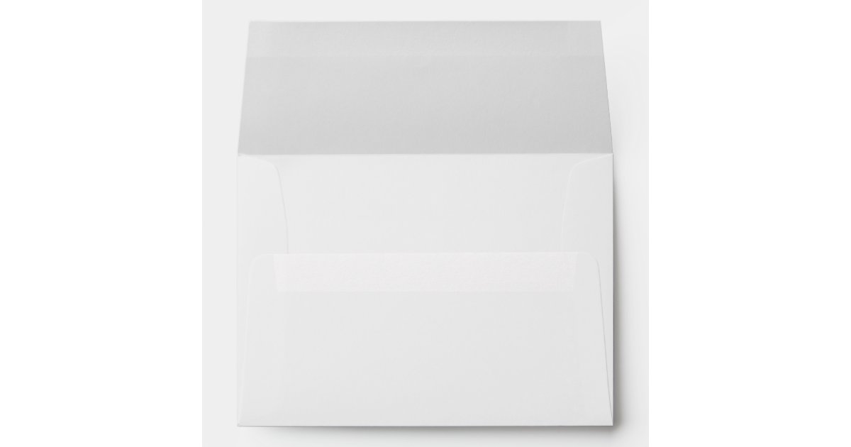 Minimalist off white solid plain elegant envelope | Zazzle