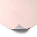 Minimalist Pastel Pink Personalized Name Poster | Zazzle