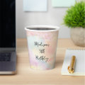 Minimalist Pastel Rainbow Gold Birthday Paper Cups | Zazzle