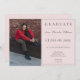 Minimalist Photo Graduation Open House | Pink Invitation | Zazzle