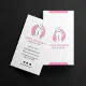 Minimalist Pink Body Sculpting Contouring Health Business Card | Zazzle