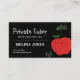 Minimalist Private Tutor and Educators Teacher Business Card | Zazzle
