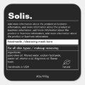 Minimalist Product Label | Zazzle