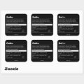 Minimalist Product Label | Zazzle