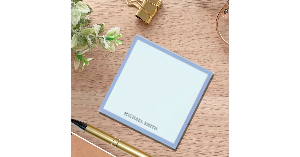 Minimalist Professional Simple Post-it Notes | Zazzle