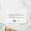 Minimalist Real Estate Agent Grateful Appreciation Thank You Card | Zazzle
