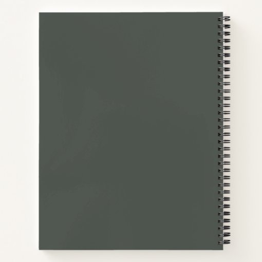 Minimalist Sage Green Gold Personalized Sketchbook Notebook | Zazzle