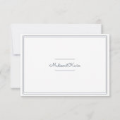 Minimalist Simple Cursive Script Wedding RSVP | Zazzle