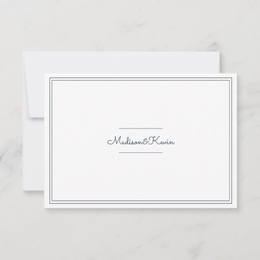 Minimalist Simple Cursive Script Wedding RSVP | Zazzle