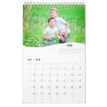 Minimalist Simple Photo Months Cool Typography Calendar | Zazzle