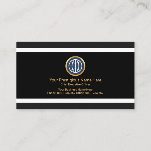 Minimalist Striking White Lines Import Export Business Card | Zazzle