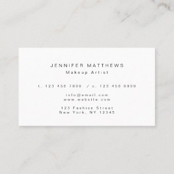 Minimalist Stylish Gray Monogram Name Business Card | Zazzle