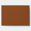 Minimalist Terra Cotta & White Simple Wedding Envelope | Zazzle