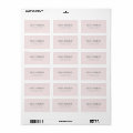 Minimalist trendy simple plain label | Zazzle