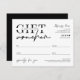 Minimalist Voucher Script Logo Gift Certificate | Zazzle