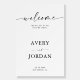 Minimalist Wedding Welcome Sign | 24x36" Welcome | Zazzle