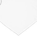 Minimalist White Business Logo Branded Craft Table Tablecloth | Zazzle