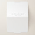 Minimalist White Lawyer Professional File Folder | Zazzle