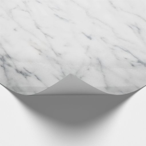 Minimalist White Marble Wrapping Paper | Zazzle