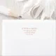 Minimalist White Return Address Label | Zazzle