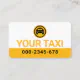 Minimalist Your Yellow Taxi Cab Business Card | Zazzle