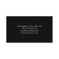 Minimalistic Black & White Piano Key Business Card | Zazzle
