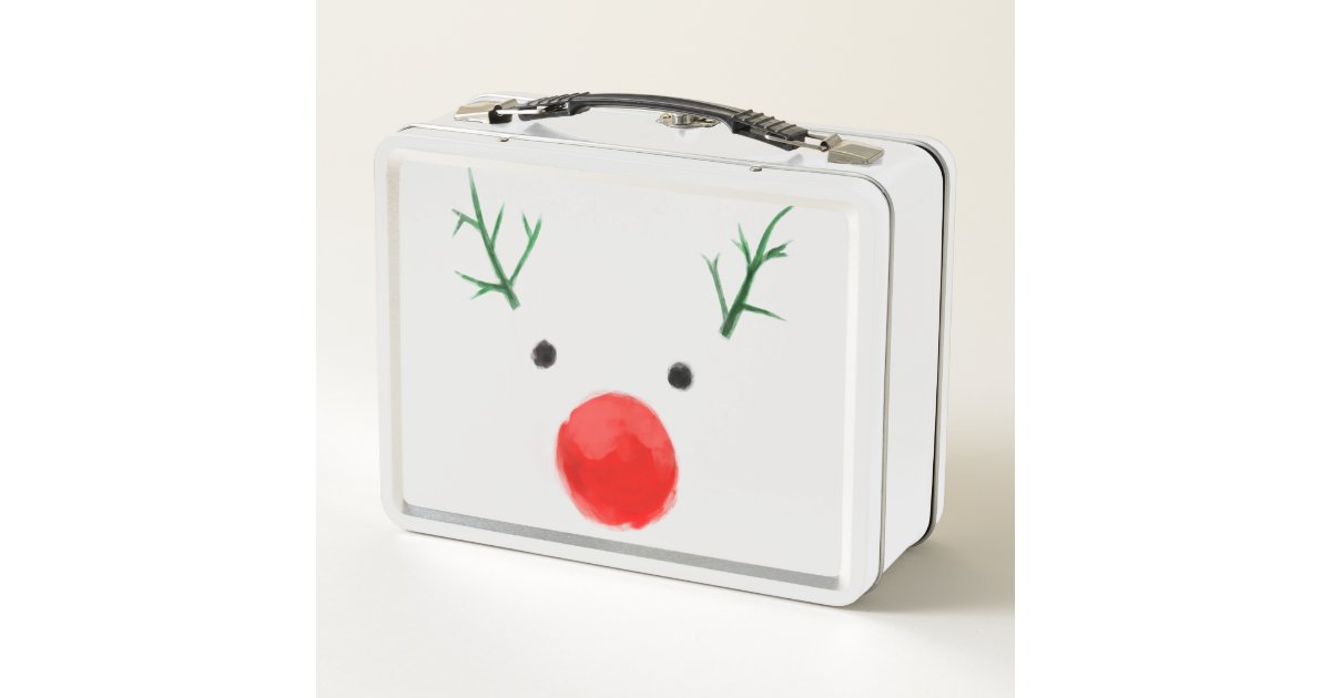 minimalistic Christmas Lunch Box | Zazzle