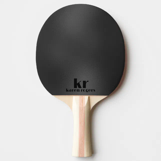 Minimalistic dark-gray Iridescent Texture Ping Pong Paddle | Zazzle