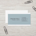 Minimalistic Elegant Director Manager Consultant Business Card | Zazzle